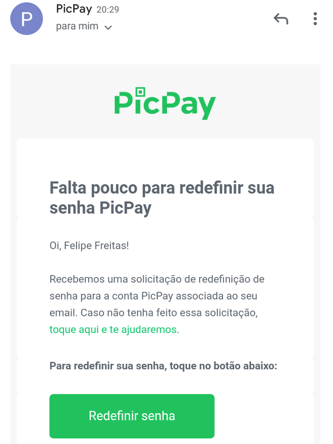 Como recuperar sua senha no PicPay - Canaltech