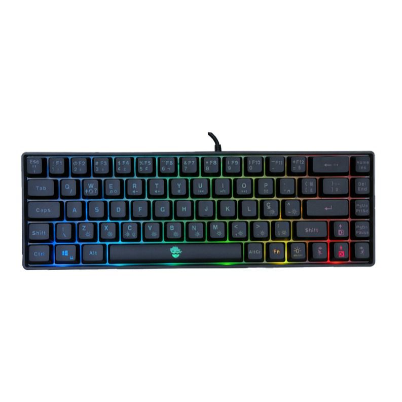 Teclado Gamer Ninja Black Noir, RGB, Switch Membrana, ABNT2, Black, TC-GN-BKNR 127740 ...