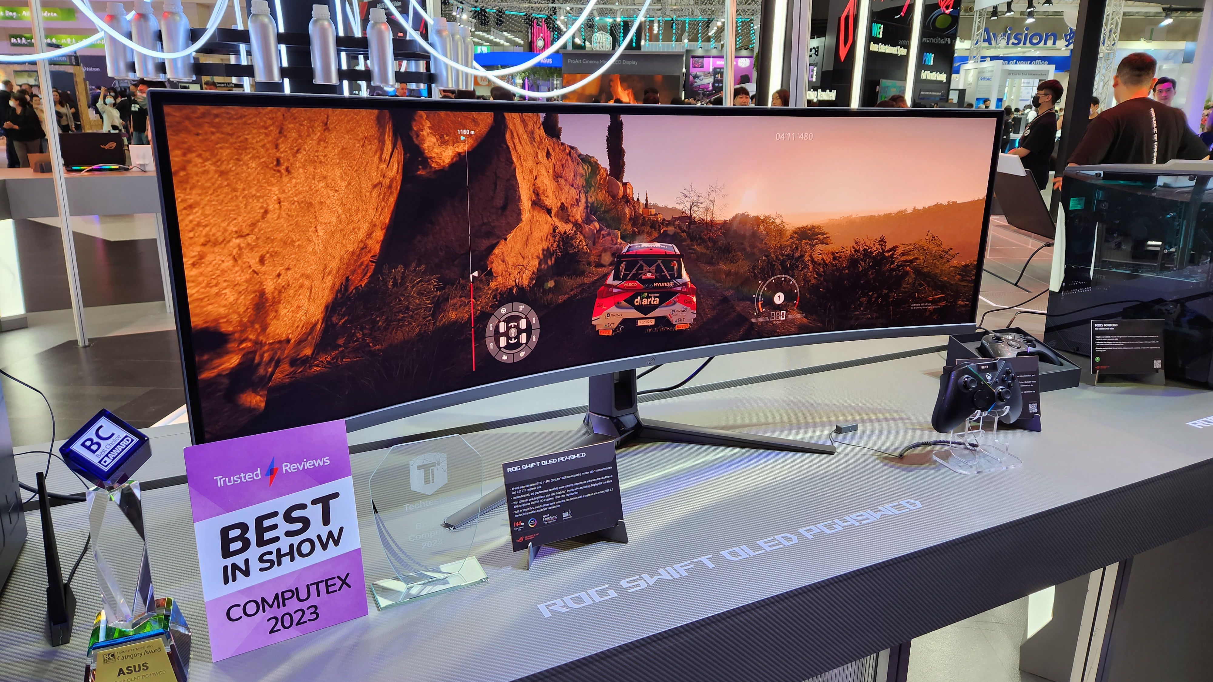 ASUS apresenta monitor ultrawide ROG Swift QD-OLED de 49'' com 144 Hz ...