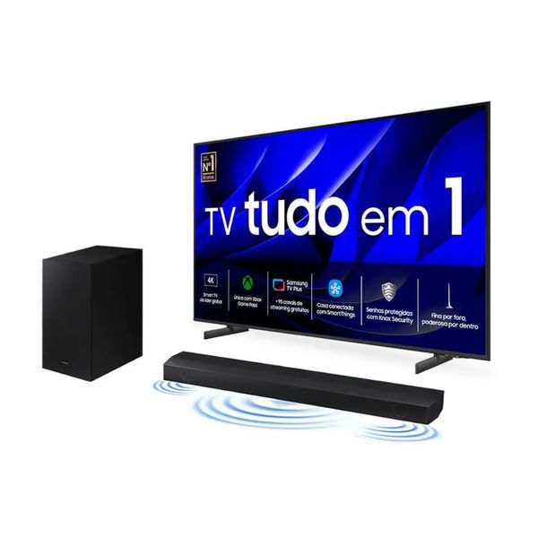 Samsung Smart TV 65" Crystal UHD 4K 65DU8000 2024 + Soundbar HW-B550/ZD ...