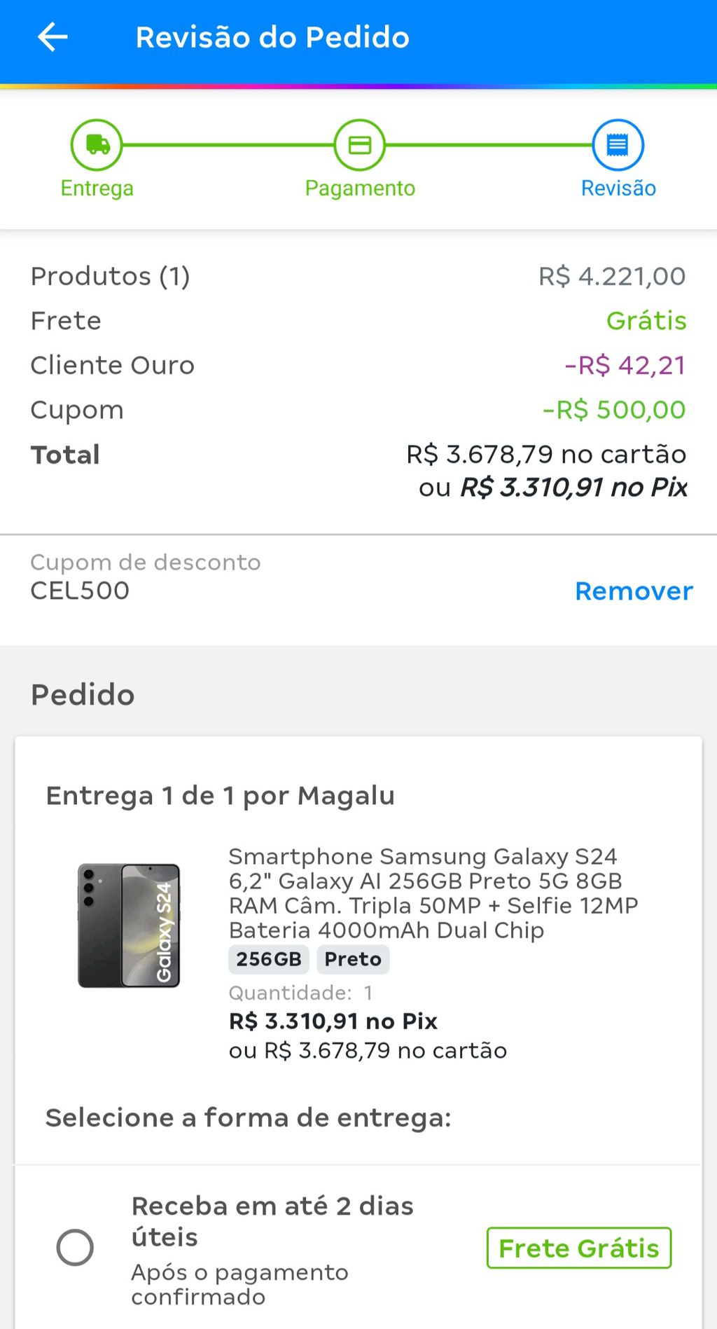 Smartphone Samsung Galaxy S24 6,2" Galaxy AI 256GB 5G 8GB RAM | APP ...