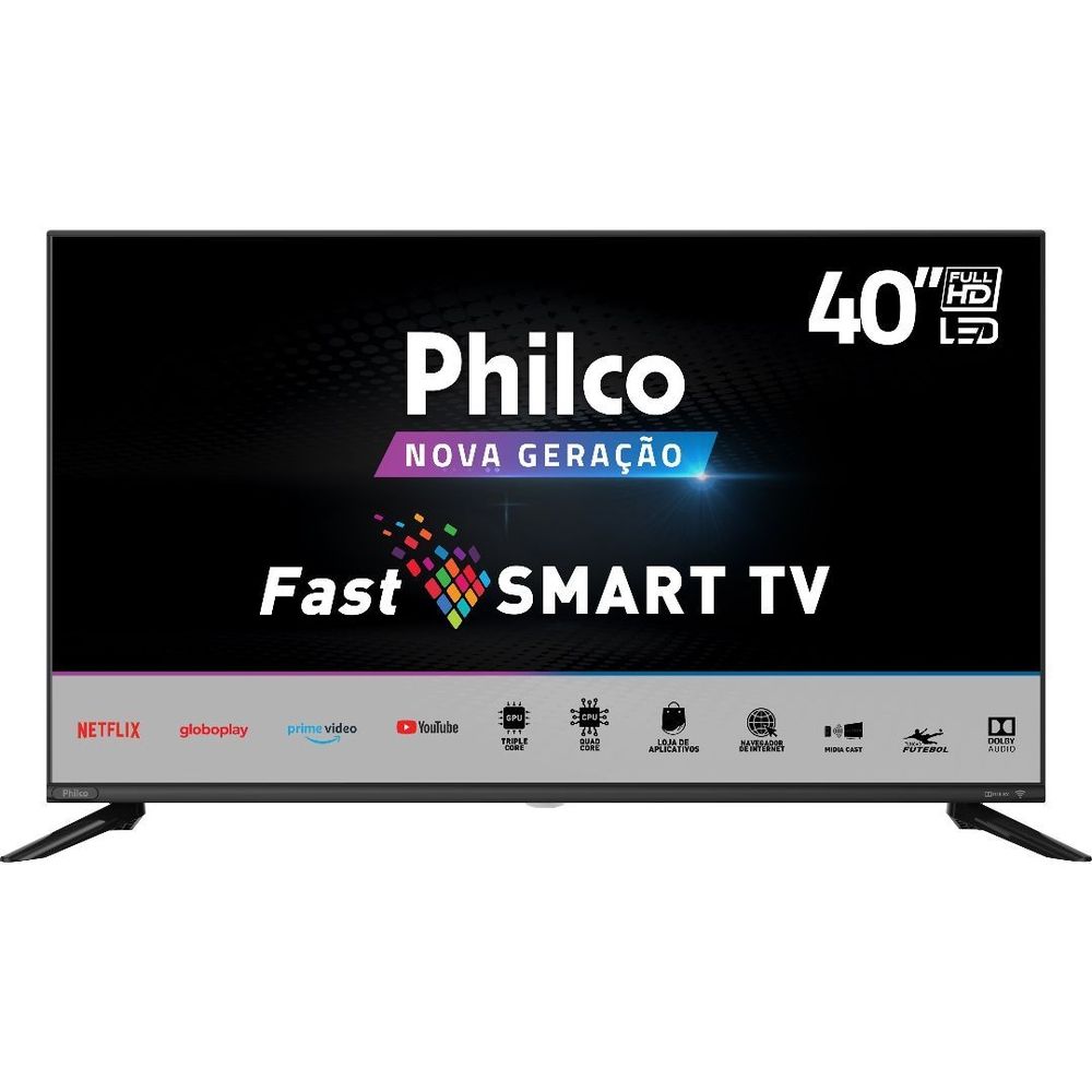 Smart TV 40'' Philco PTV40G60SNBL FHD com Tela Infinita Audio Dolby ...