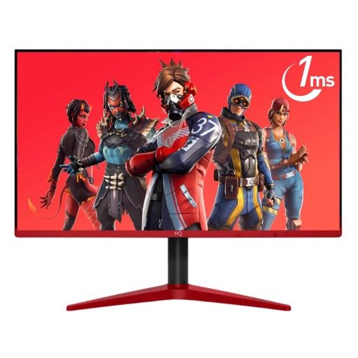 Monitor Gamer 24 Full HD LED 1ms 75Hz hdmi hq 24GHQ75 Preto e vermelho ...