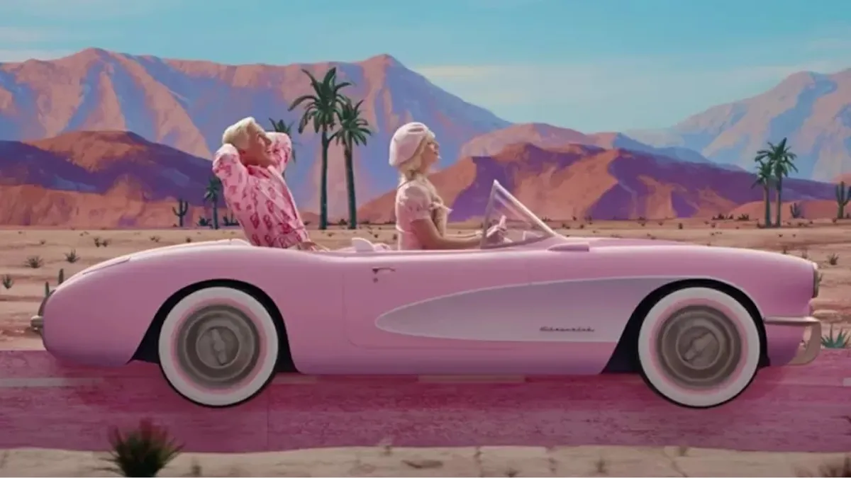 Pink Barbie Corvette Creates Buzz as the Iconic Car Debuts in the ...