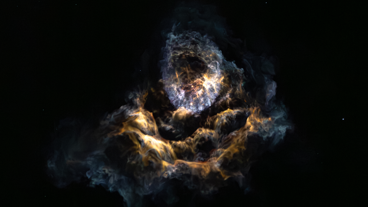 Destaque da NASA: pluma de foguete da SpaceX é a foto astronômica do ...