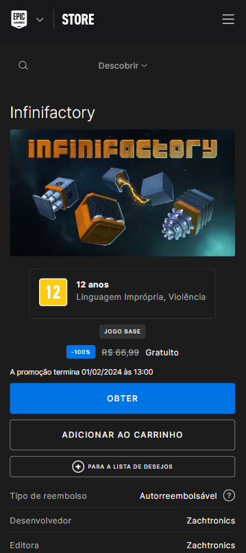 Jogo Infinifactory - PC - Canaltech Ofertas