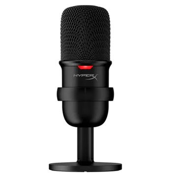 Microfone HyperX Solocast, USB, Pedestal Ajustável, Compatível PS4, PS5 ...