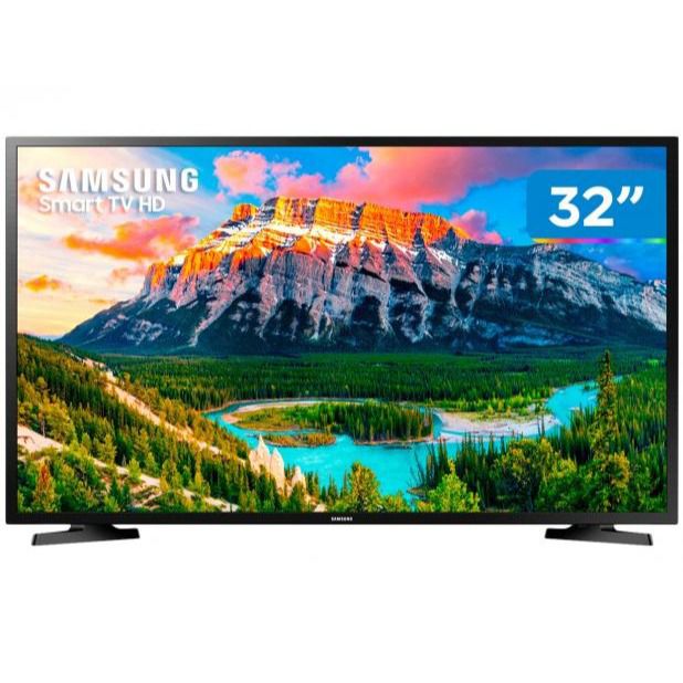 Smart TV LED 32" Samsung 32J4290 HD com Conversor Digital 2 HDMI 1 USB ...