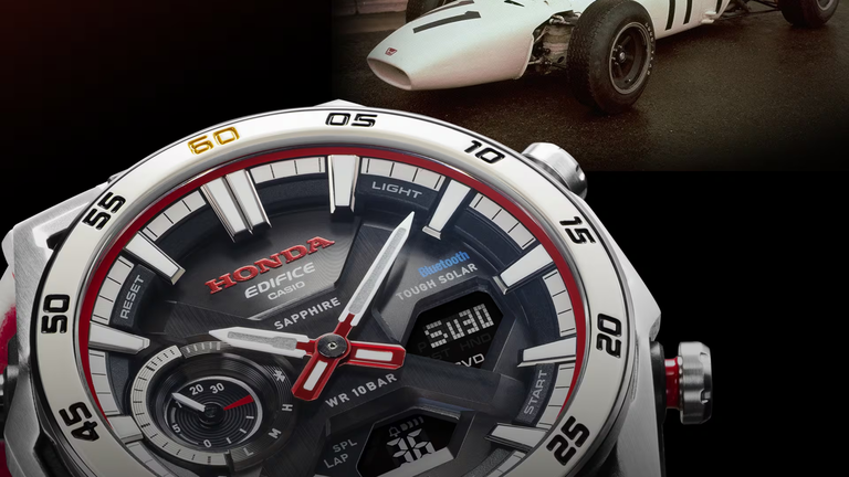 Casio lança relógio inspirado em carro de F1 da Honda - Canaltech