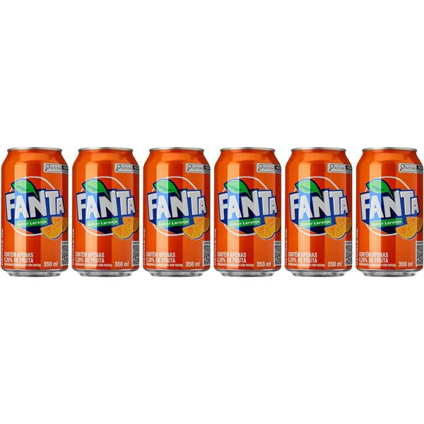 Pack de Fanta Laranja lata 350ml | 6 Unidades - Canaltech Ofertas