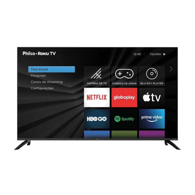 Smart TV 58" Roku Philco 4K Preto - PTV58G70R2CSGBL 146118 - Canaltech ...