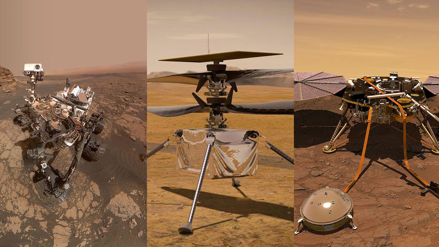 O céu (não) é o limite | Ingenuity pronto para voar, selfie do ...