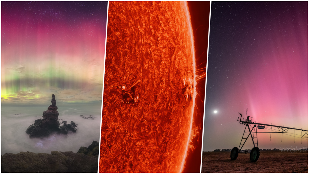 Destaques da NASA: aurora, mancha solar e + nas fotos astronômicas da ...