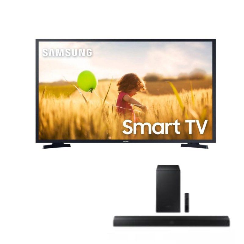 Combo Smart TV 43" Samsung Full HD e Soundbar Samsung Bluetooth 37543 ...