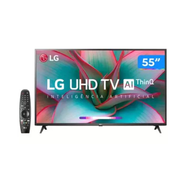 Smart TV 4K LED IPS 55” LG 55UN7310PSC Wi-Fi - Bluetooth HDR ...