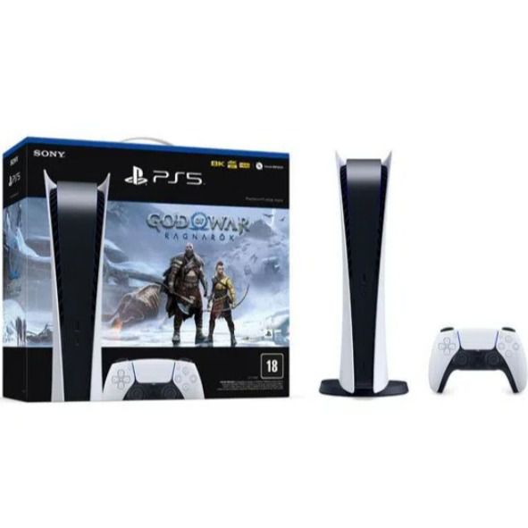 Console Playstation 5 Digital Edition 825gb Ssd God Of War Ragnarok Bundle 137450 - Canaltech ...