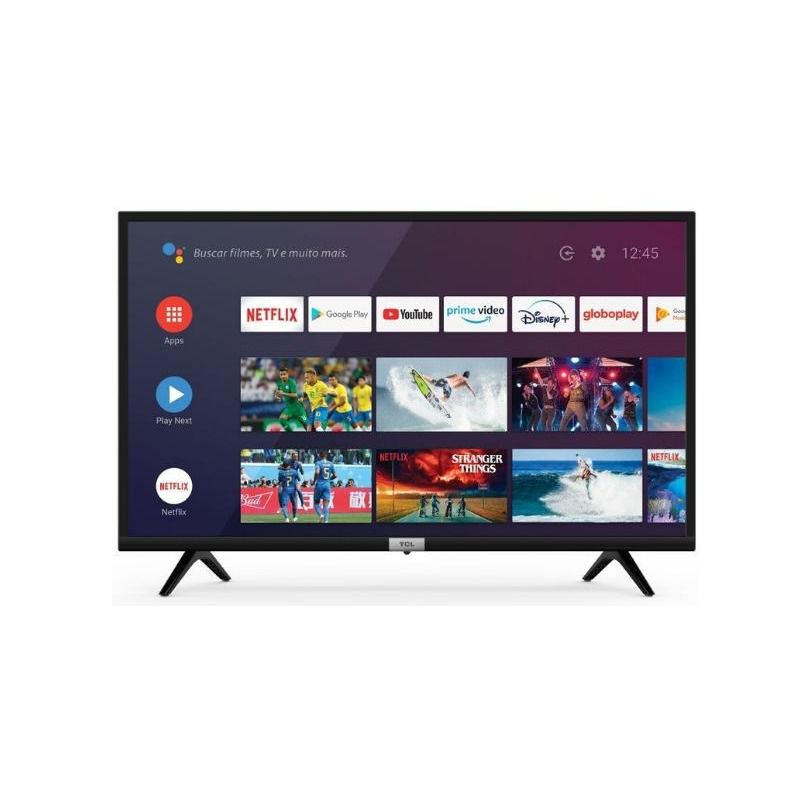 Smart TV LED 32" HD TCL 32S615 com Design Sem Bordas Bluetooth Google ...