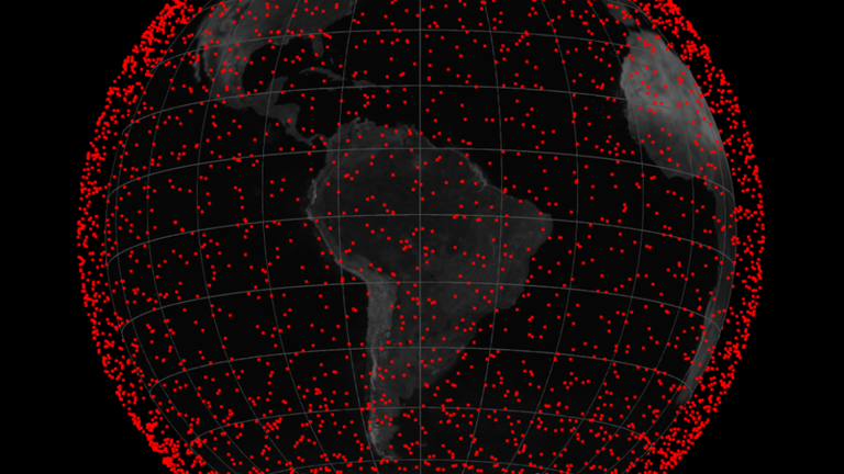 Starlink | Novo mapa mostra satélites da SpaceX em tempo real - Canaltech