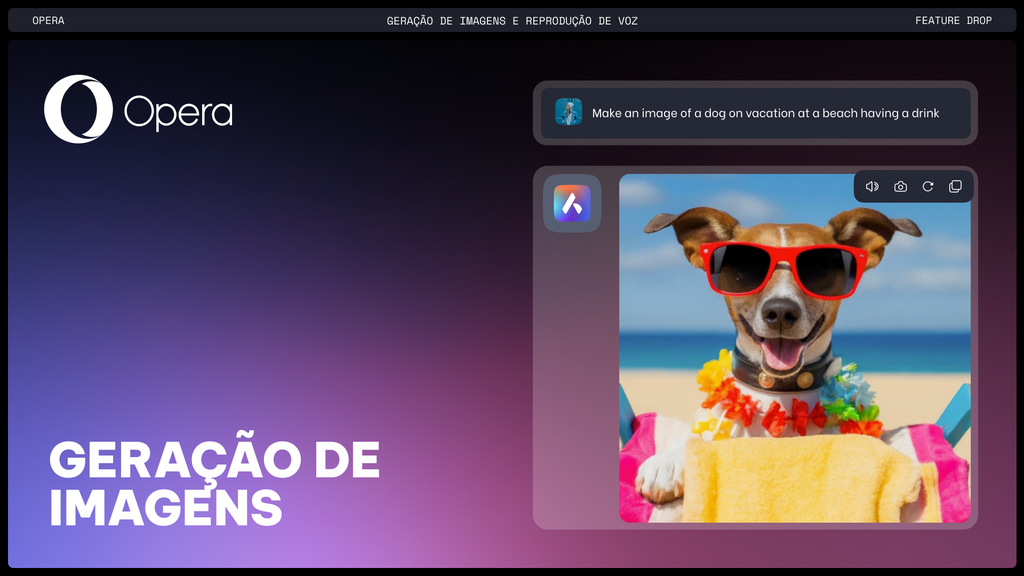 Aria | Como usar a IA do Opera para criar imagens - Canaltech
