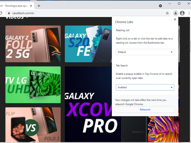 Como usar o Chrome Labs para ativar funções experimentais do navegador ...