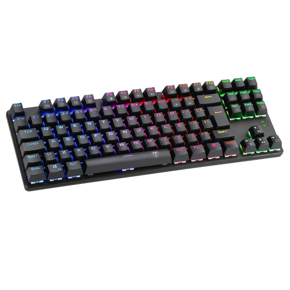 Teclado Mecânico Gamer T-Dagger Bora, RGB, Switch Outemu Blue, ABNT2 ...