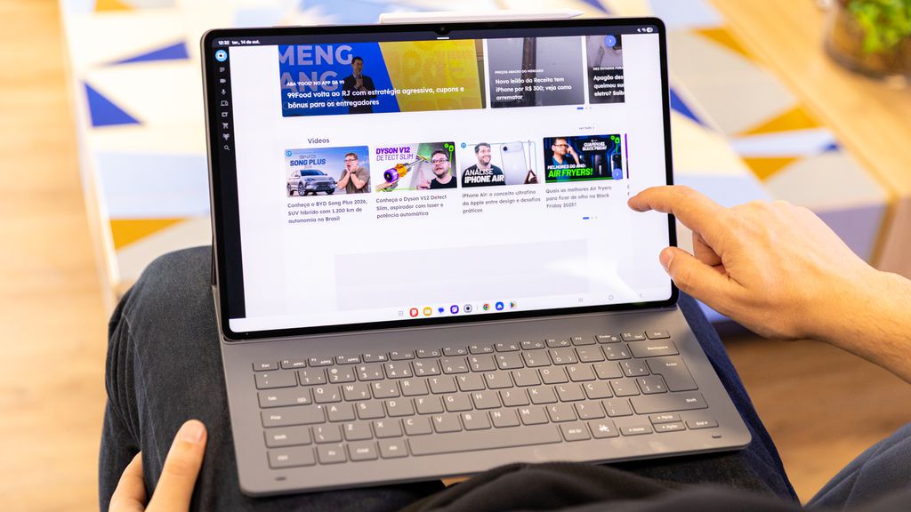 Loja oficial da Samsung faz promoção de tablet: S11 Ultra + capa ...