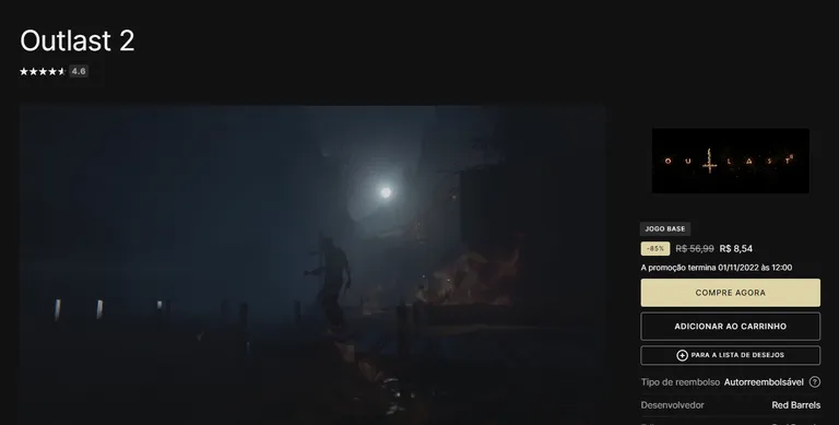 Outlast 2 - PC - Canaltech Ofertas