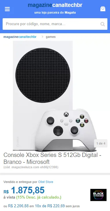 Console Xbox Series S 512GB Digital - Branco - Microsoft - Canaltech ...