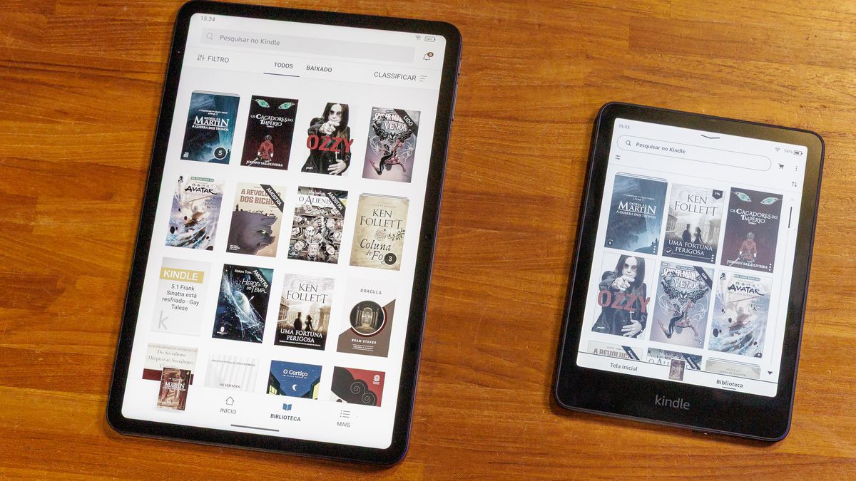 Kindle x "tablet com tela de Kindle": qual é melhor para ler? - Canaltech