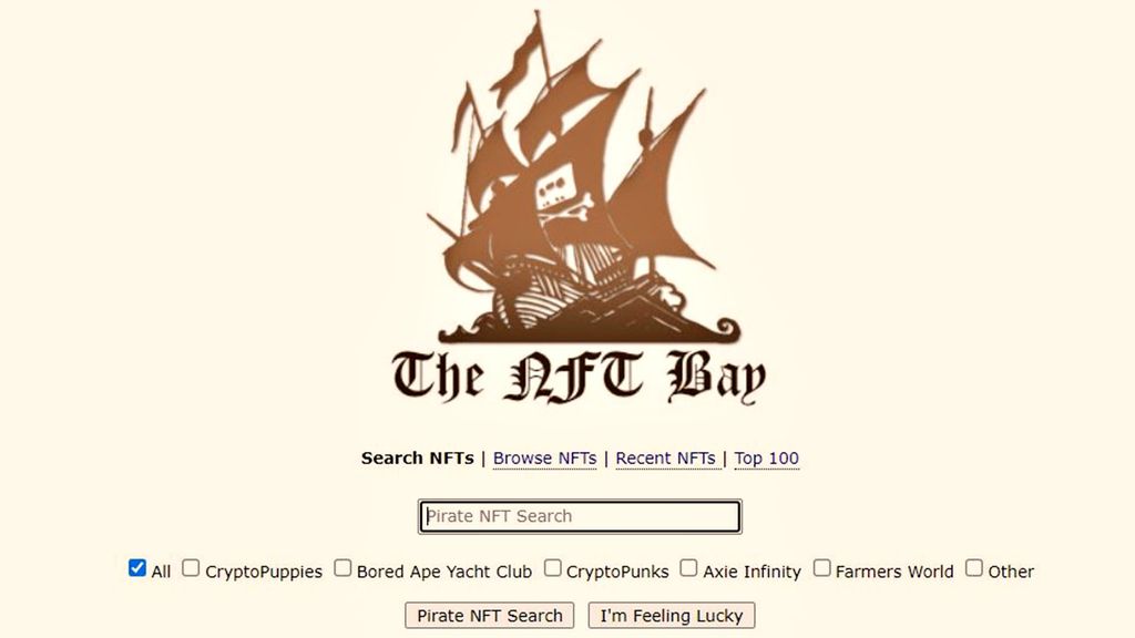 "Cópia" do The Pirate Bay disponibiliza lista completa de NFTs para ...