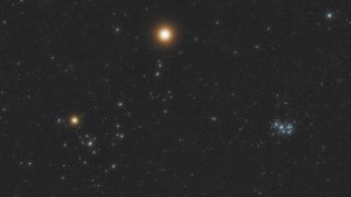 Destaque da NASA: Marte, Aldebaran e Plêiades estão na foto astronômica ...