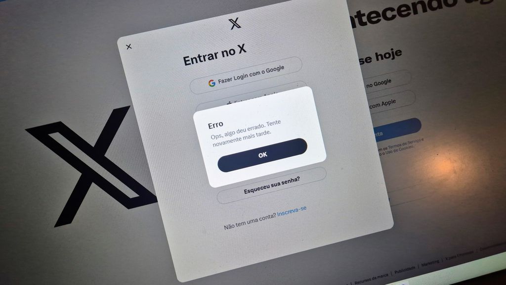 Não consegue fazer login no X? Ex-Twitter dá erro nesta terça (15 ...