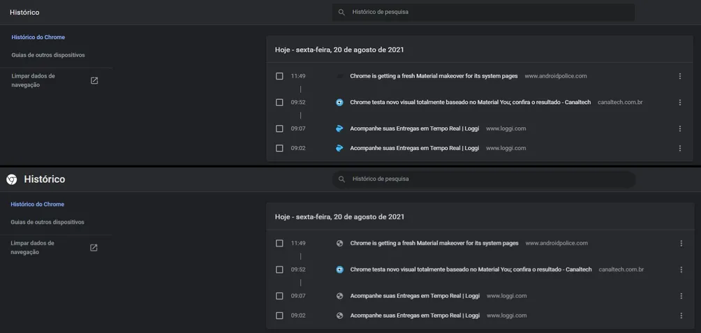 Chrome prepara mais um retoque visual baseado no design Material ...