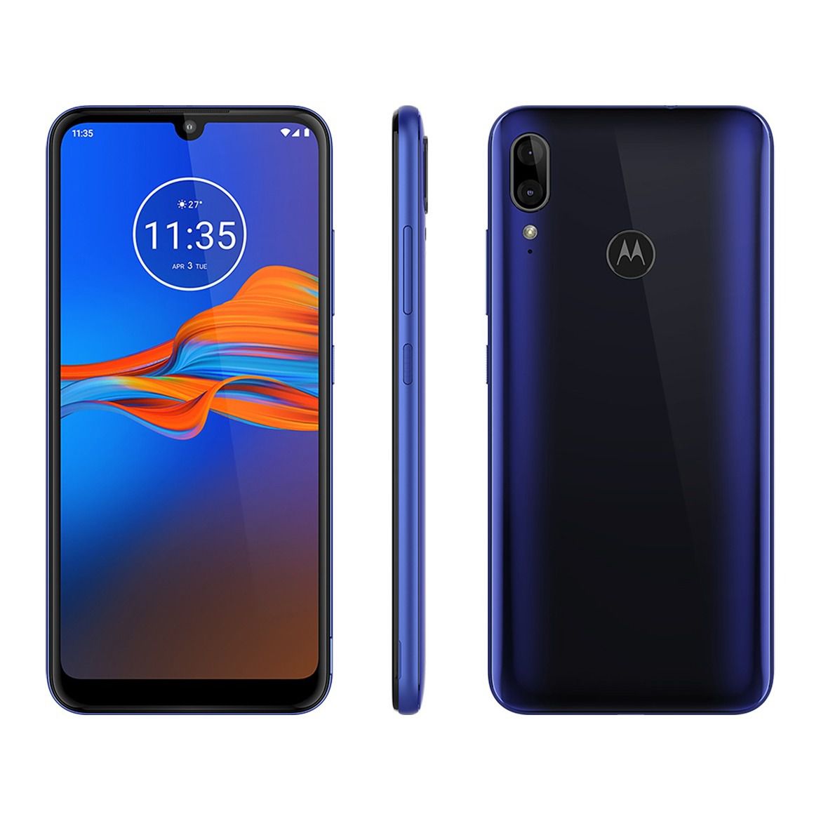 Smartphone Motorola E6 Plus 32GB Azul 4G 2GB RAM - Tela 6,1” Câm. Dupla ...
