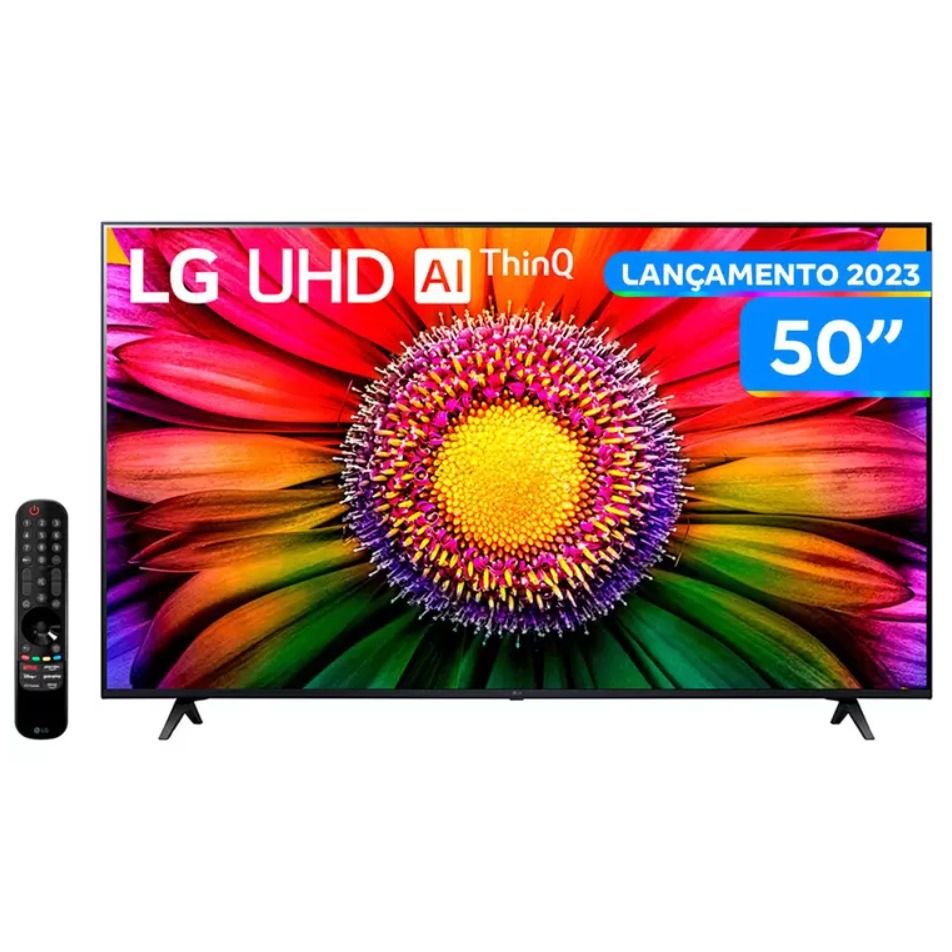 Smart TV 50” 4K Ultra HD LED LG 50UR8750PSA - Lançamento 2023 Wi-Fi ...