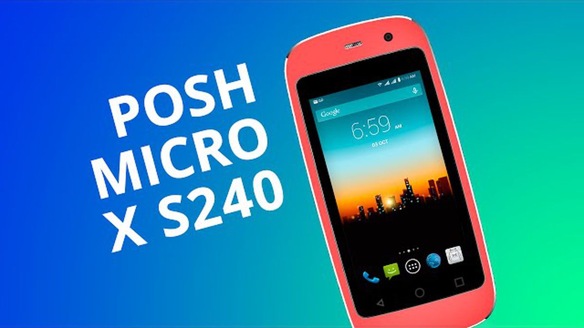 Posh Micro X S240, o menor smartphone Android do mundo! [Análise ...