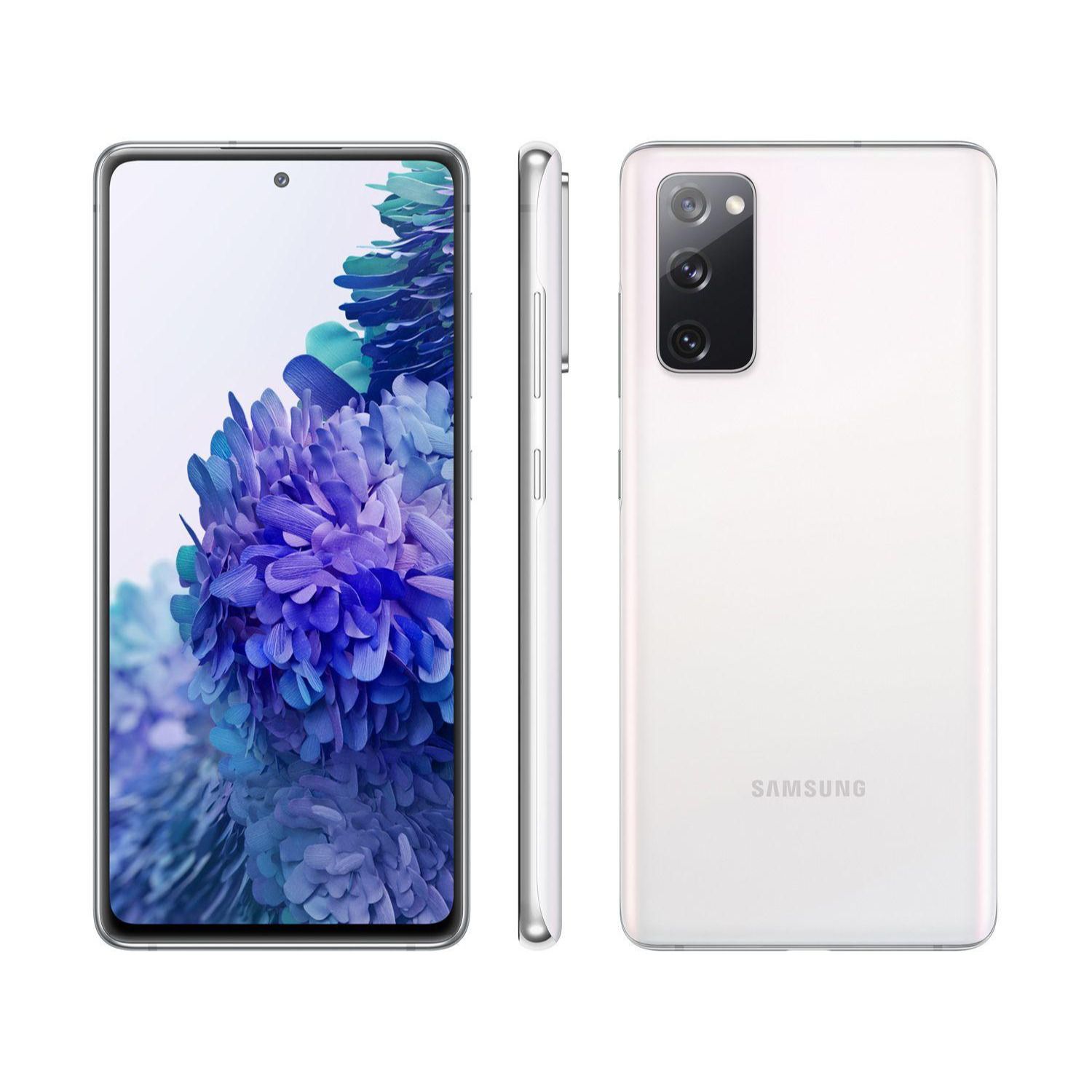Smartphone Samsung Galaxy S20 FE 256GB Cloud White - 8GB RAM Tela 6,5” Câm. Tripla + Selfie 32MP ...