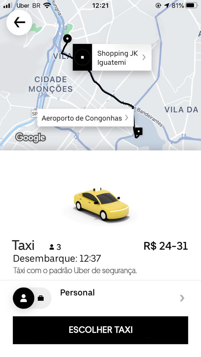 Uber Inclui Categoria De Táxis Em Seu Aplicativo No Brasil Canaltech
