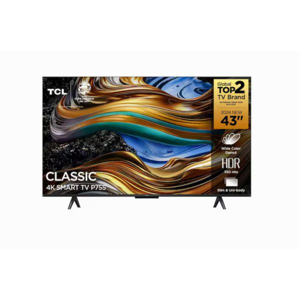 Smart TV 43” HD 4K TCL 43P755 LED HDR10+, Wi-Fi, Bluetooth, Google ...