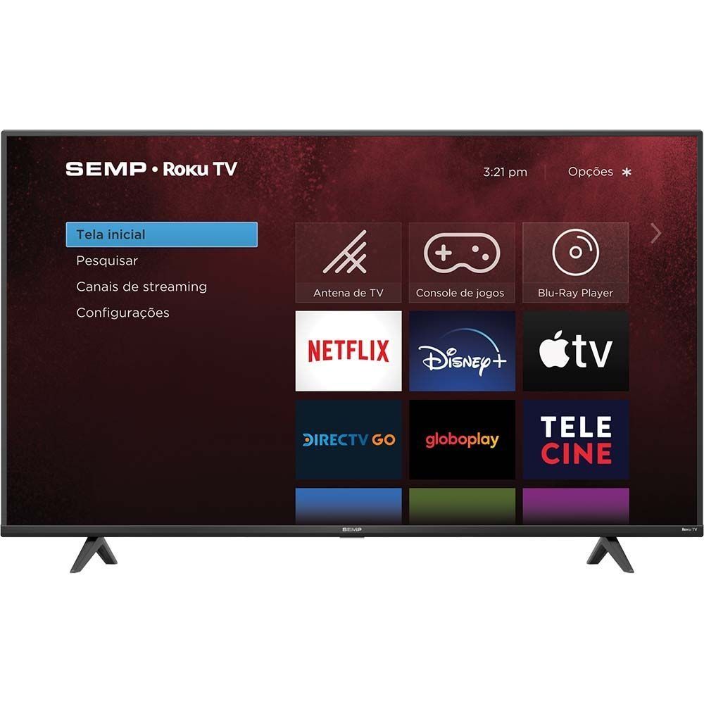 Smart Tv Semp Roku Led 50¿ Rk8500 4k Uhd Hdr Wifi Dual Band, 4 Hdmi, 1 ...