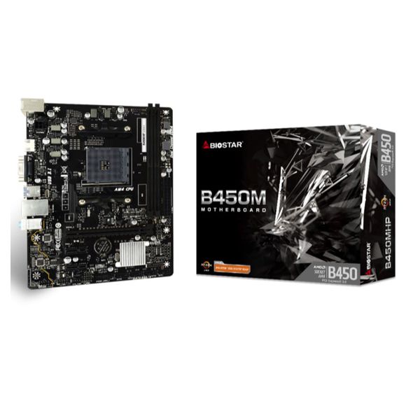 Placa Mãe Biostar B450MHP, Chipset B450, AMD AM4, mATX, DDR4 ... Placa Mãe Biostar B450MHP, Chipset B450, AMD AM4, mATX, DDR4 ...