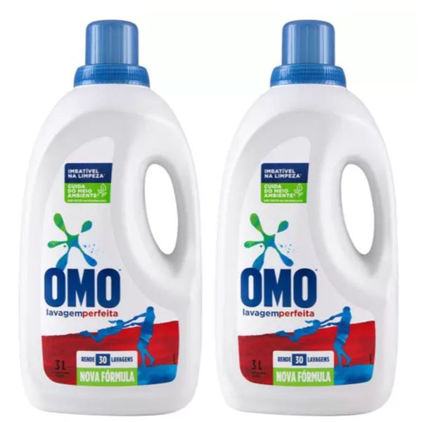 Kit Sabão Líquido Omo 3L Lavagem Perfeita 2 Unidades - Canaltech Ofertas