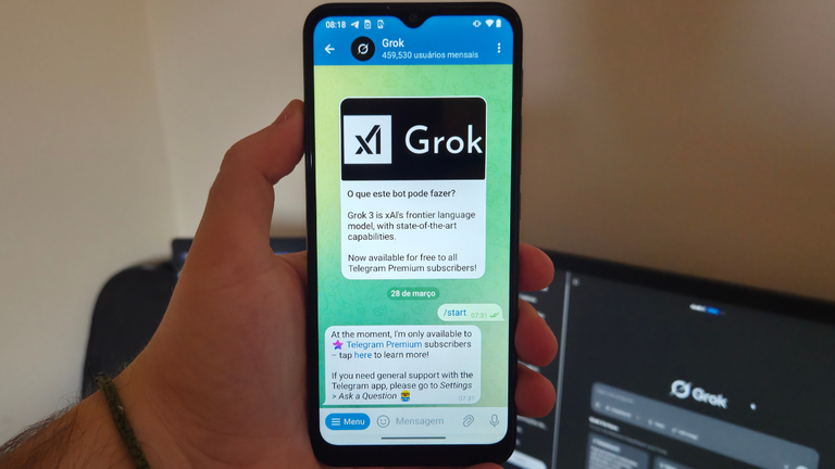 Grok é liberado no Telegram; veja como usar a IA de Elon Musk - Canaltech