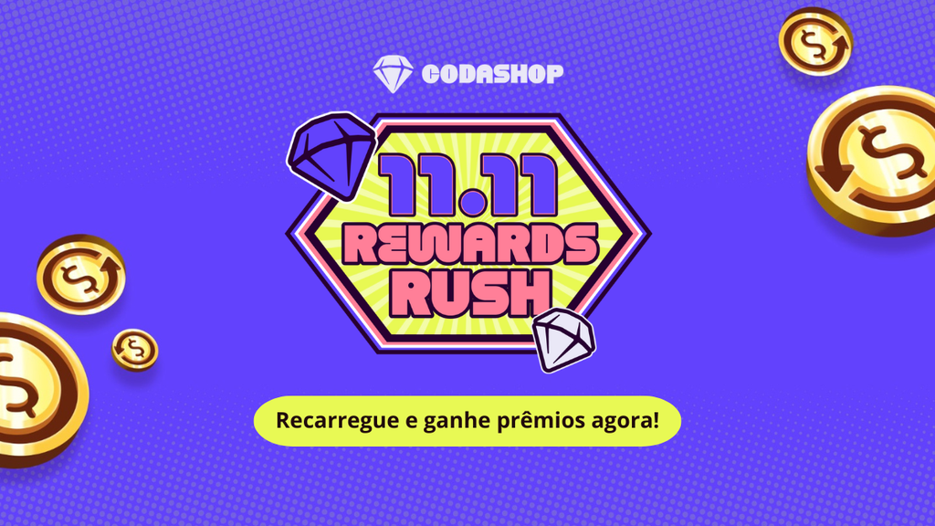 Codashop dá até 11% mais Coda Rewards para você jogar mais de 80 games ...