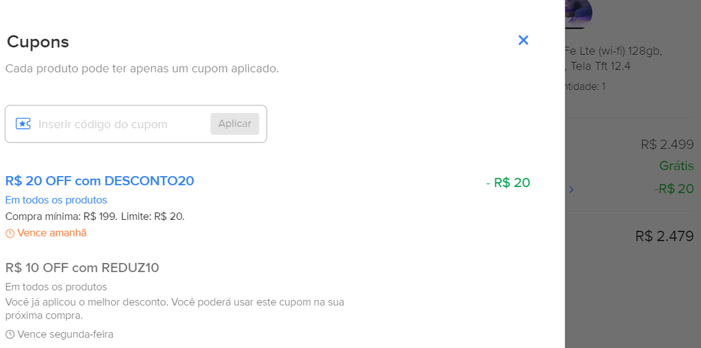 Cupom Mercado Livre: R$ 20 OFF em compras acima de R$ 199 - Canaltech Ofertas