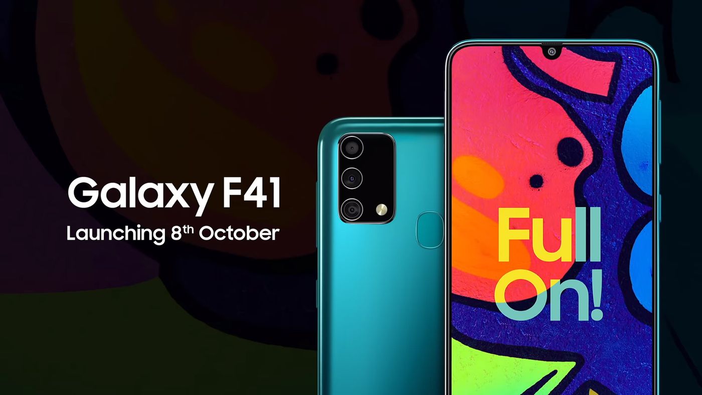 Galaxy F41 tem data de lançamento e tamanho de bateria confirmadas ...
