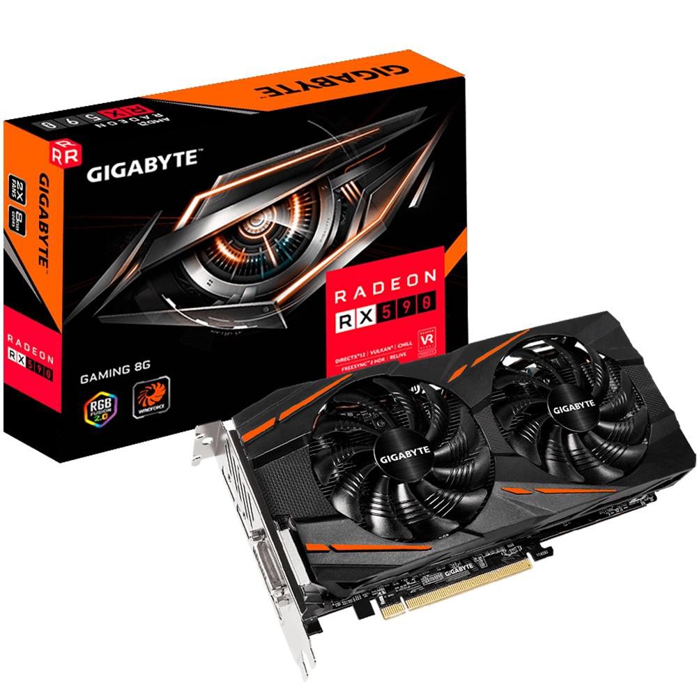 Placa de Video Gigabyte AMD Radeon RX 590 Gaming 8G, GDDR5 - GV ...
