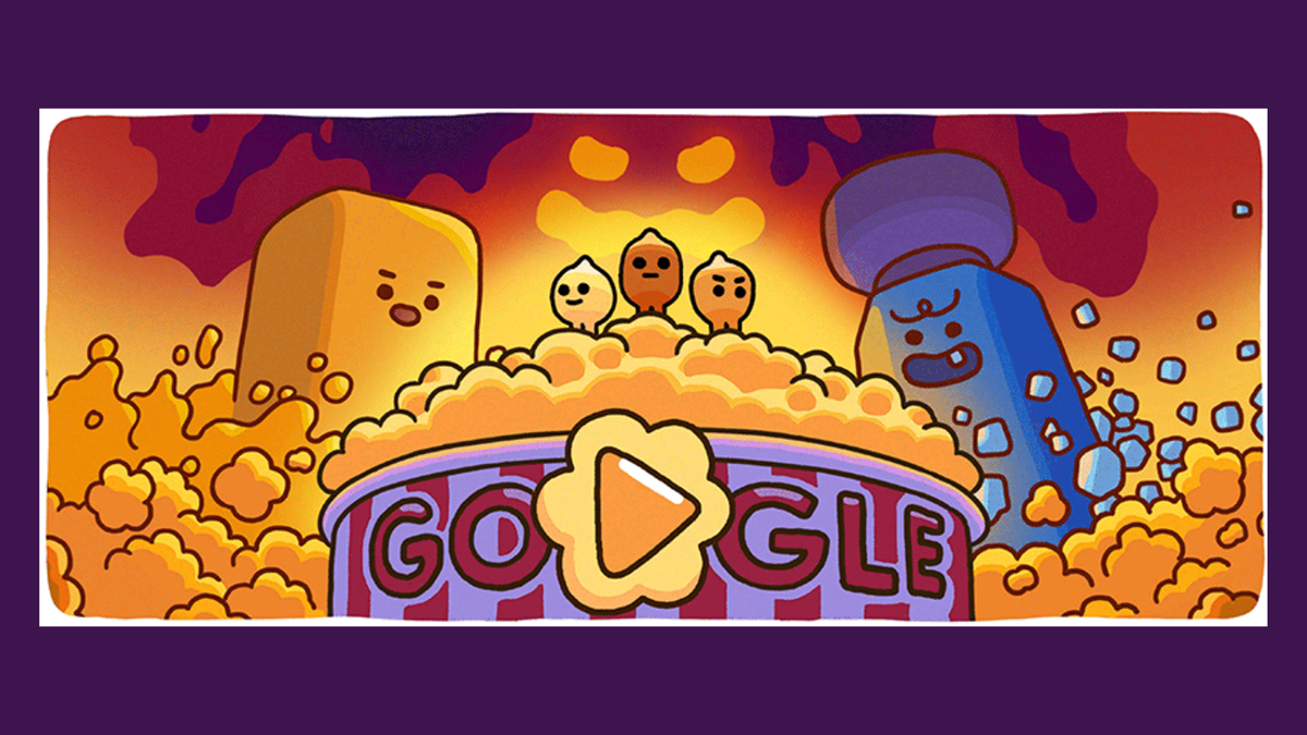 Doodle do Google homenageia a pipoca com jogo nesta quarta (25) - Canaltech