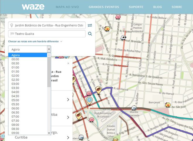 Live Map: a versão do Waze para web - Canaltech