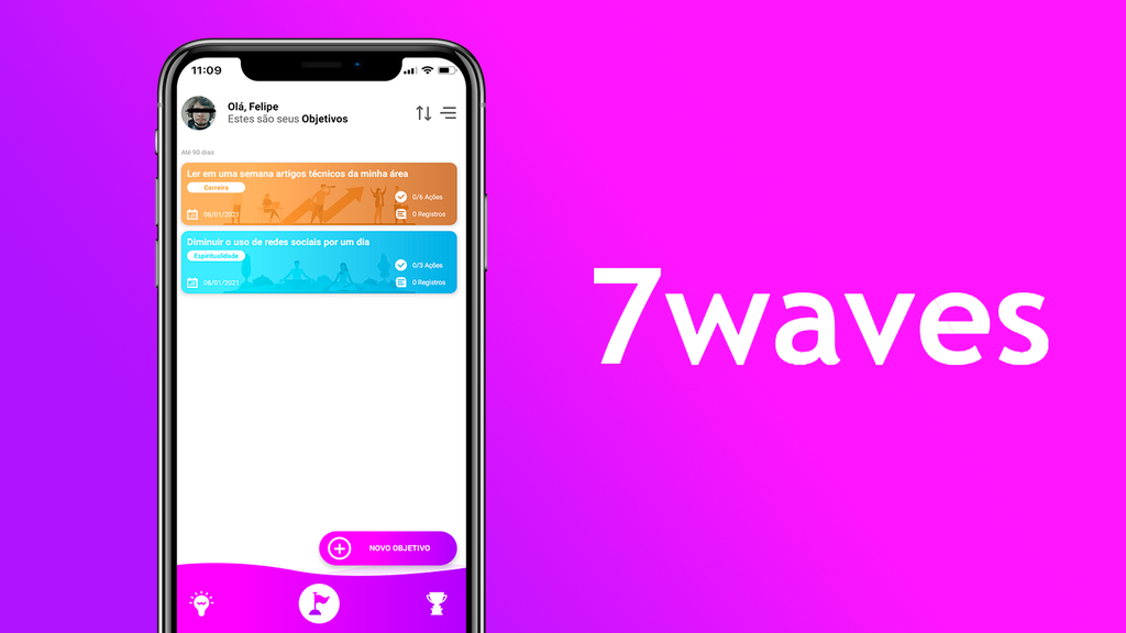 7Waves: app para organizar metas - Canaltech